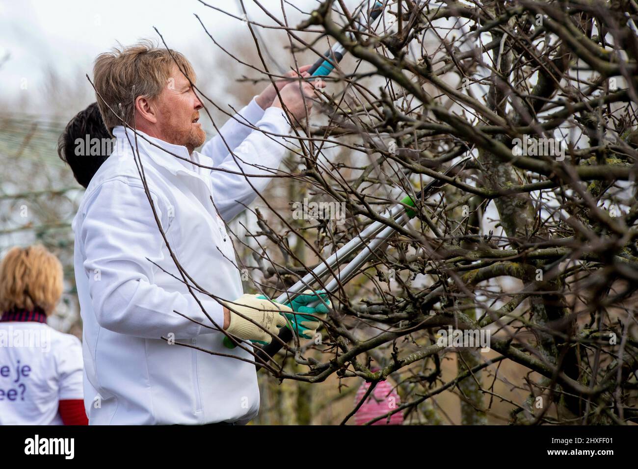 Brielle, Netherlands. 12th Mar, 2022. King Willem-Alexander of The ...