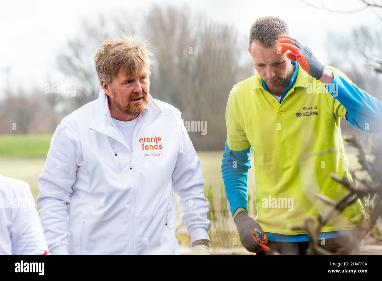 Brielle, Netherlands. 12th Mar, 2022. King Willem-Alexander of The ...