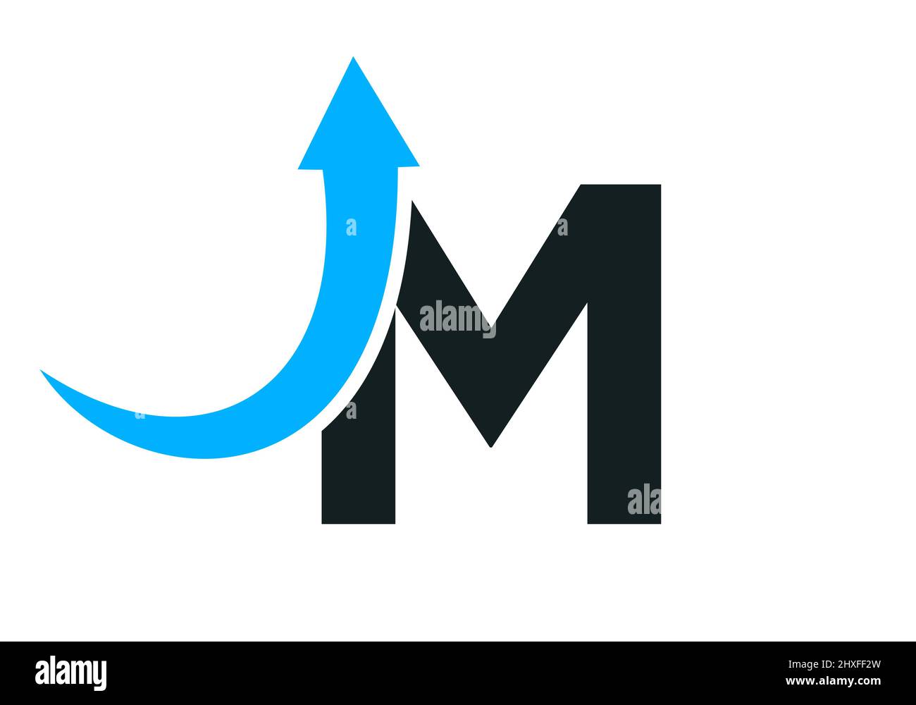 Finance logo with M letter concept. Marketing And Financial Business ...