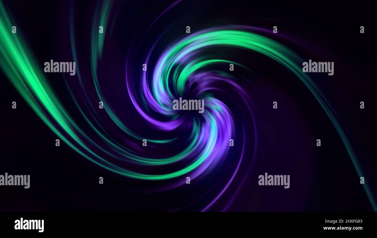 Gradient of rainbow colors are cyclically shifting, seamless loop ...