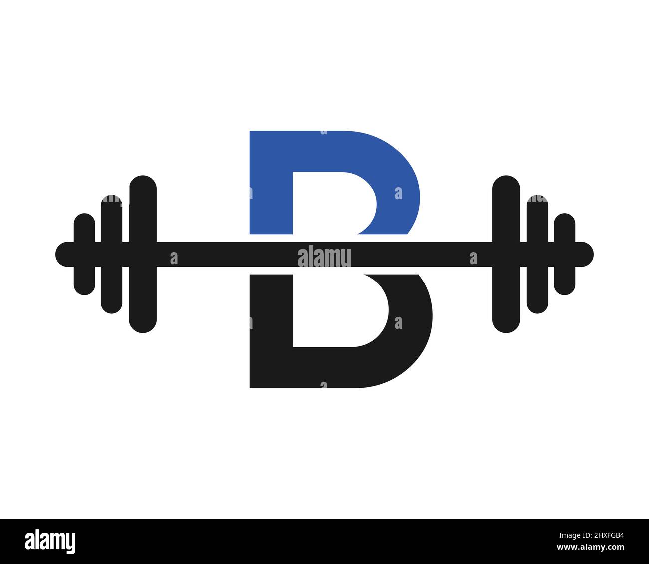 B muscular Stock Vector Images - Alamy