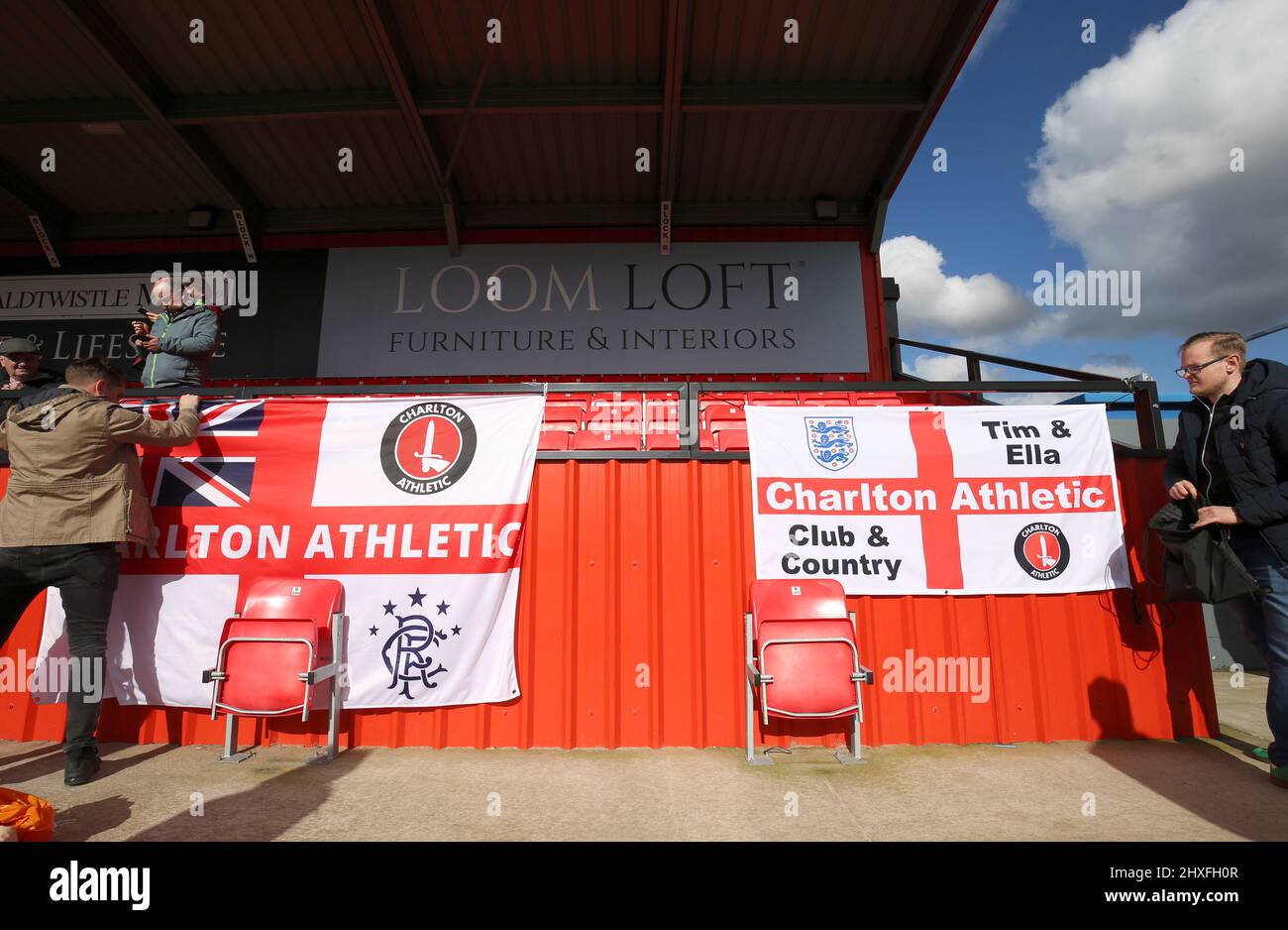 Accrington stanley flags hi-res stock photography and images - Alamy