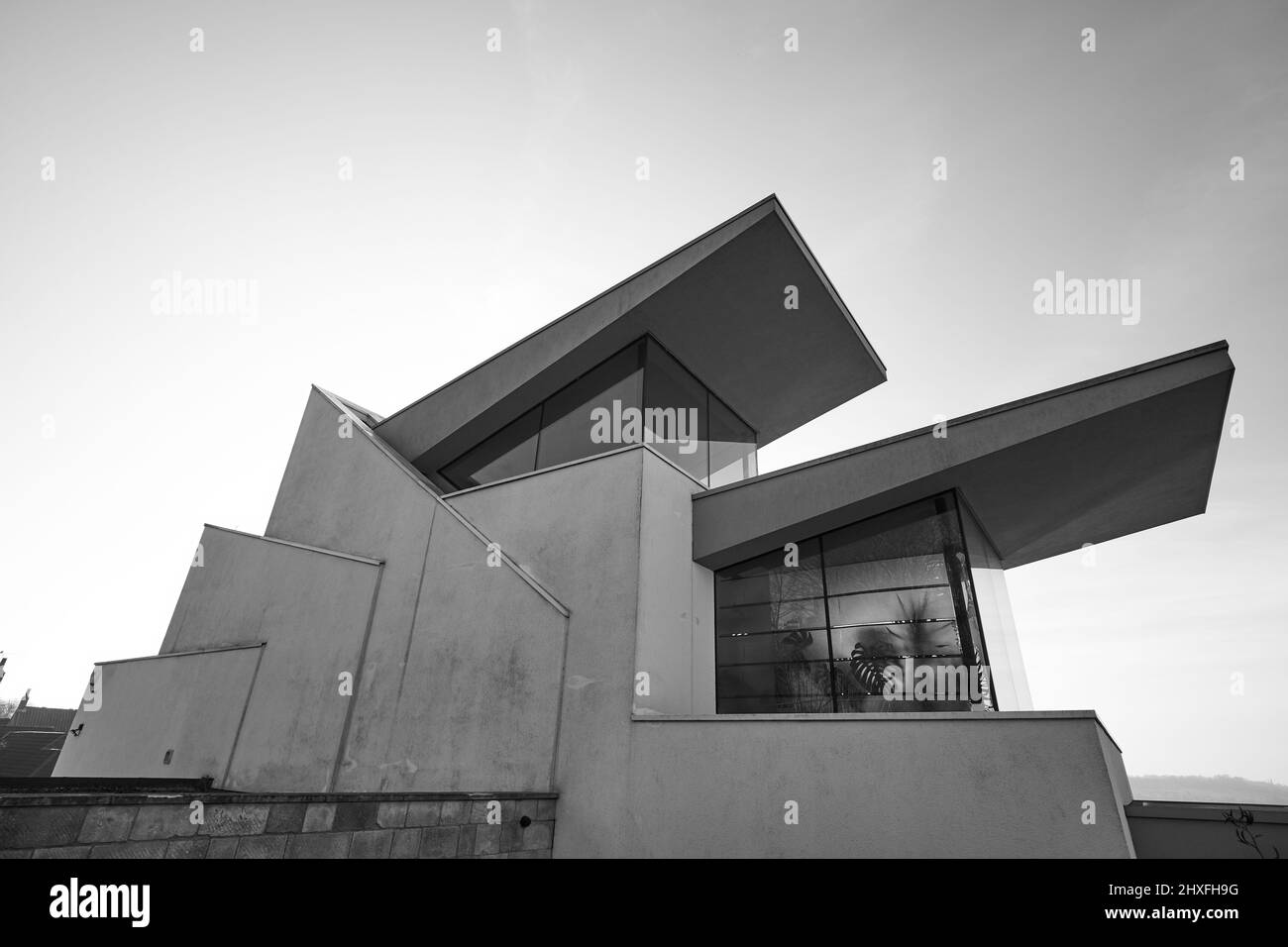 Modern design house architecture example Stock Photo - Alamy