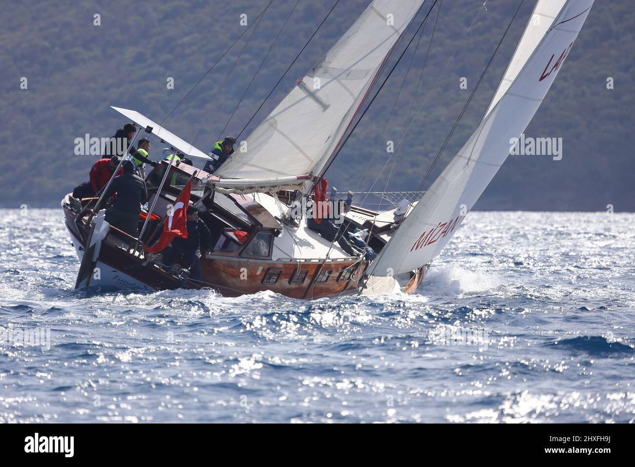 Bodrum, Turkey, 06 March 2022: Traditional Turkish Boat or Gulet ...