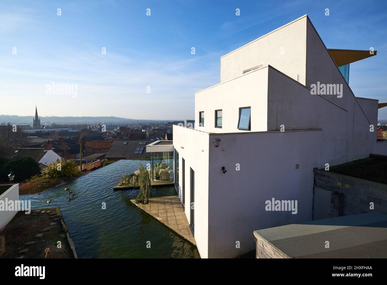 Modern design house architecture example Stock Photo - Alamy