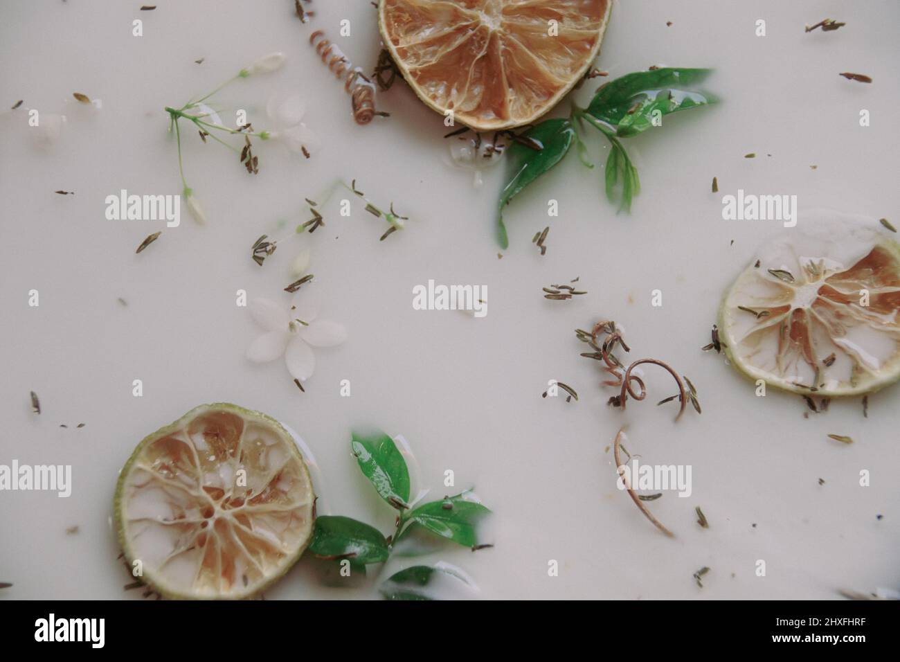 Dried milk beauty treatment hi-res stock photography and images - Alamy