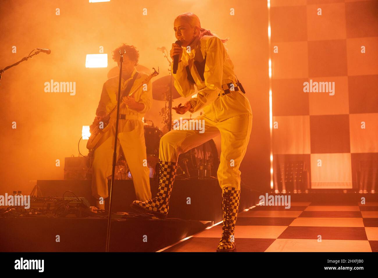 Oslo, Norway. 11th Mar, 2022. The Norwegian pop singer Dagny performs a ...