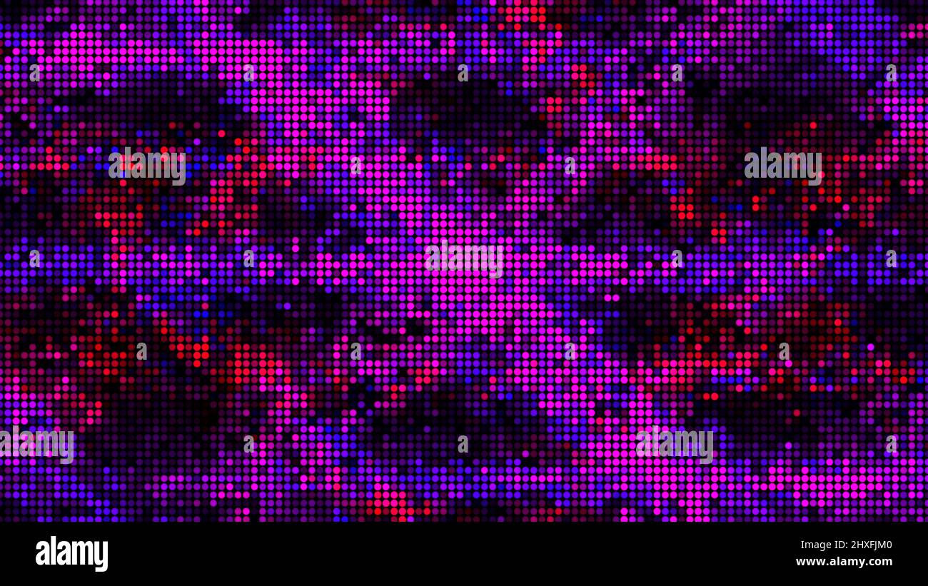 Purple pixelated background imitating digital waterfall, seamless loop ...