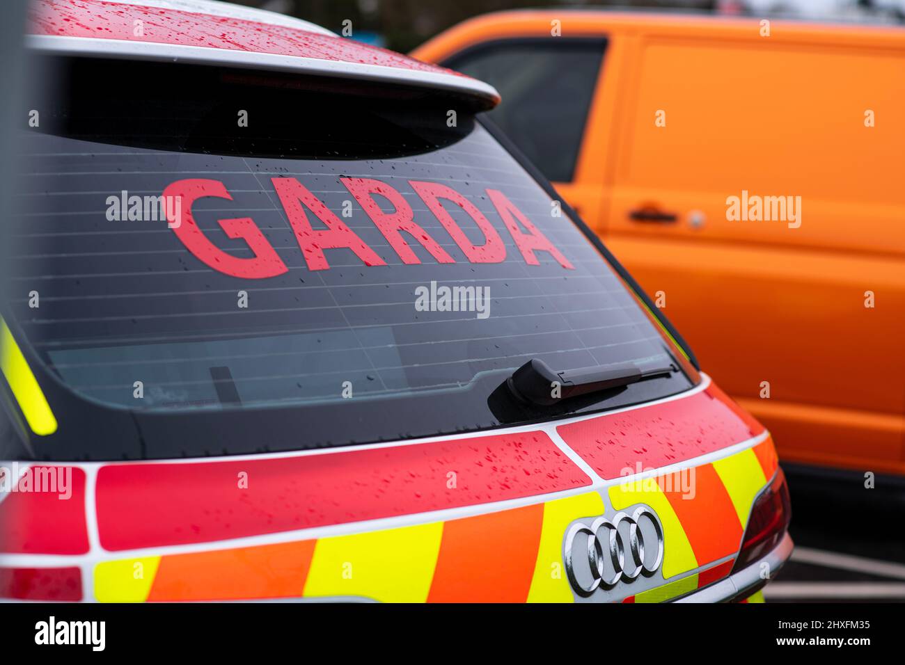 View of police emblems in Ireland, emblem on car, Limerick,Ireland,12 ...