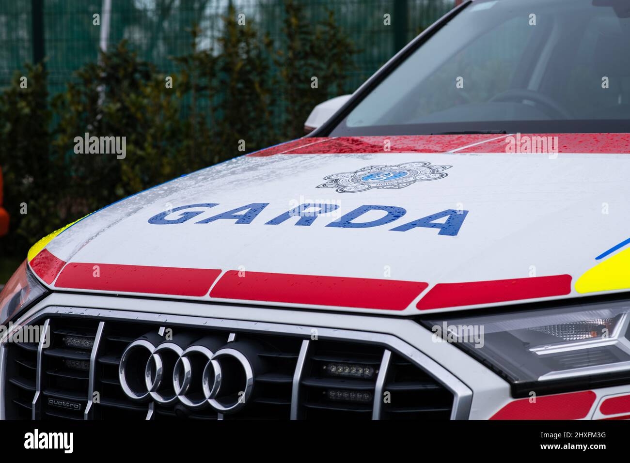 View of police emblems in Ireland, emblem on car, Limerick,Ireland,12 ...