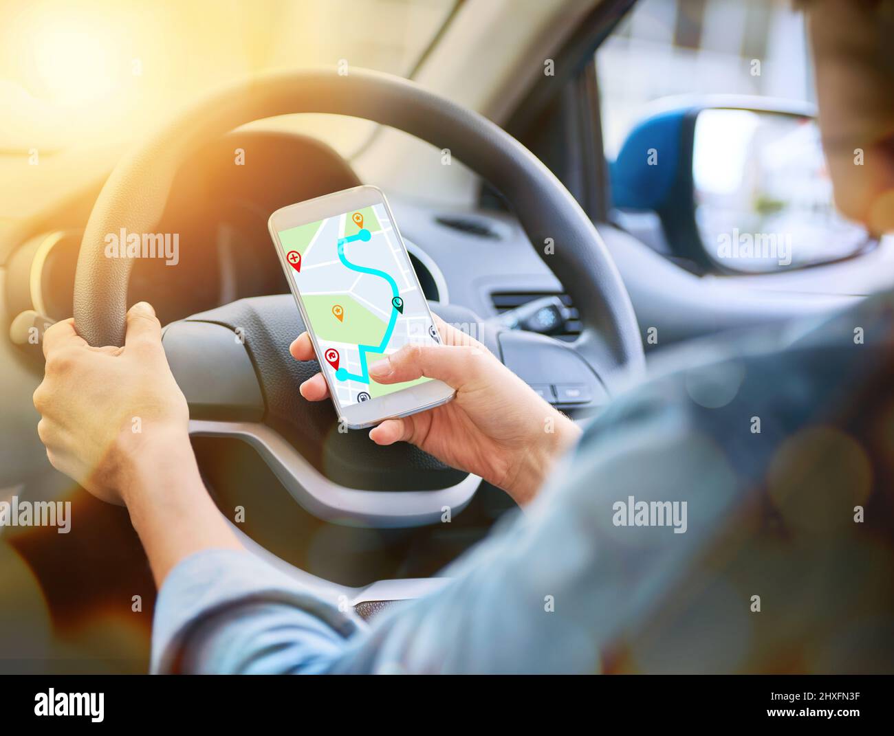Car mapping hi-res stock photography and images - Alamy