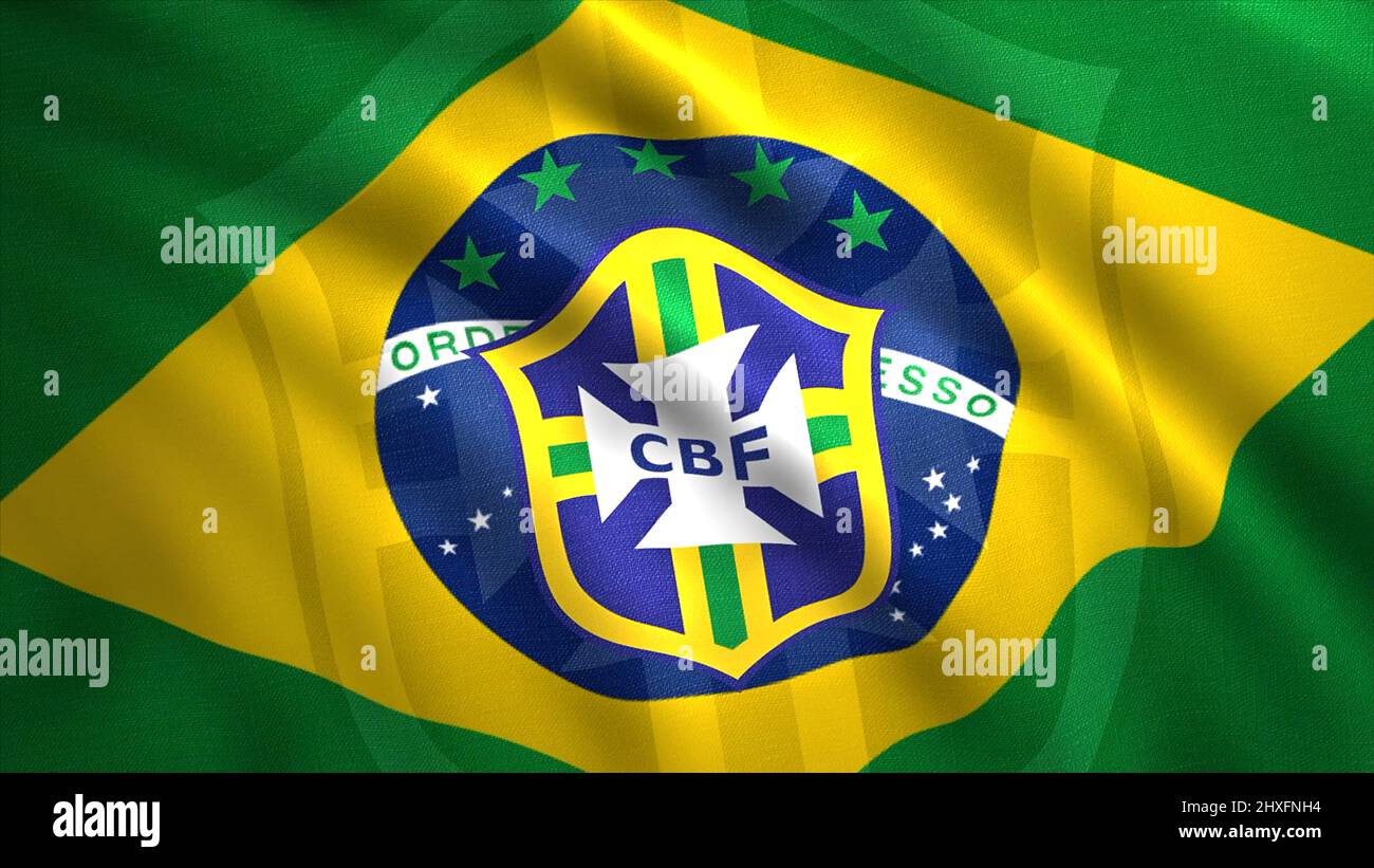 National flag brazil seamless loop hi-res stock photography and images ...