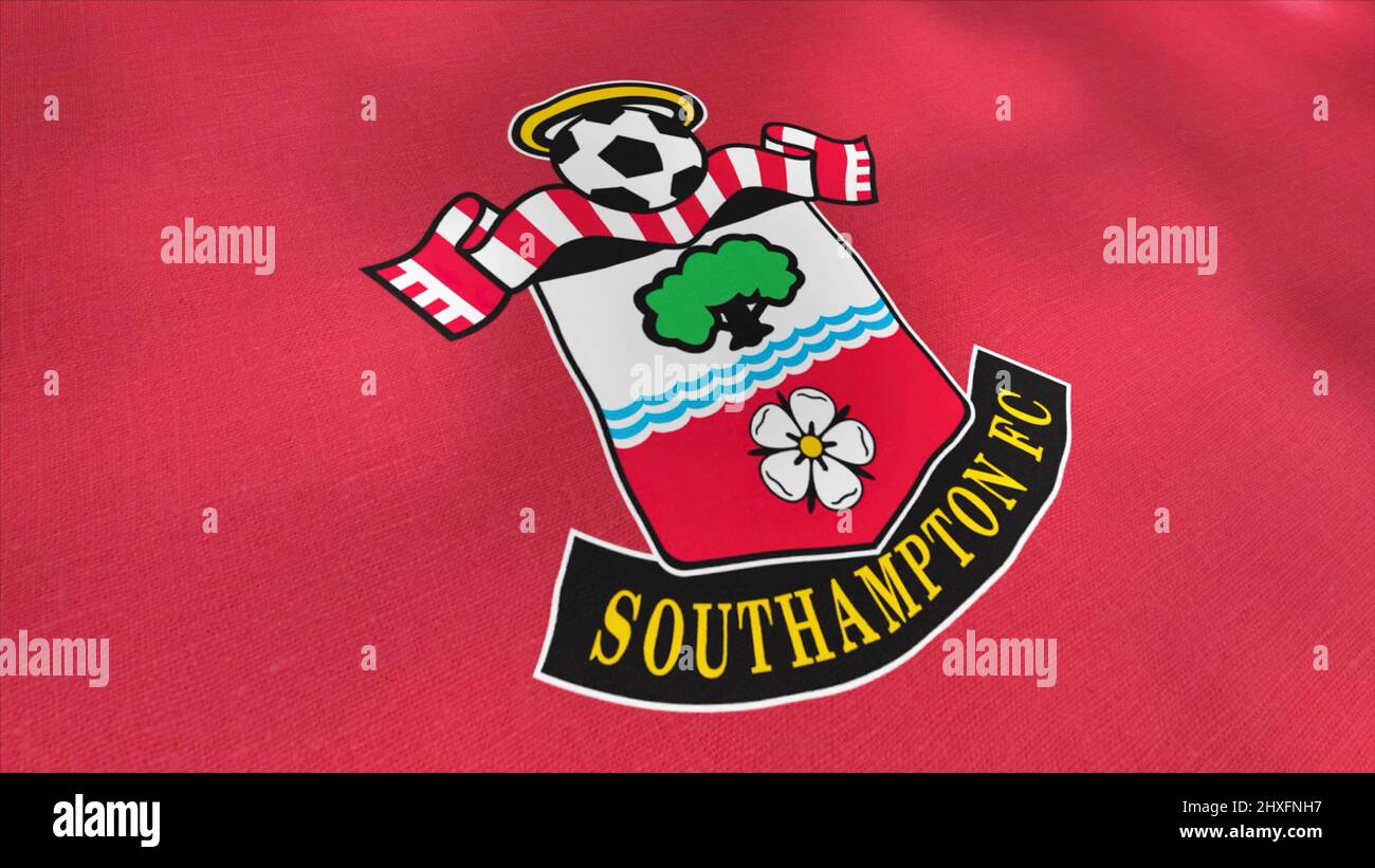 Southampton fc flag hi-res stock photography and images - Alamy
