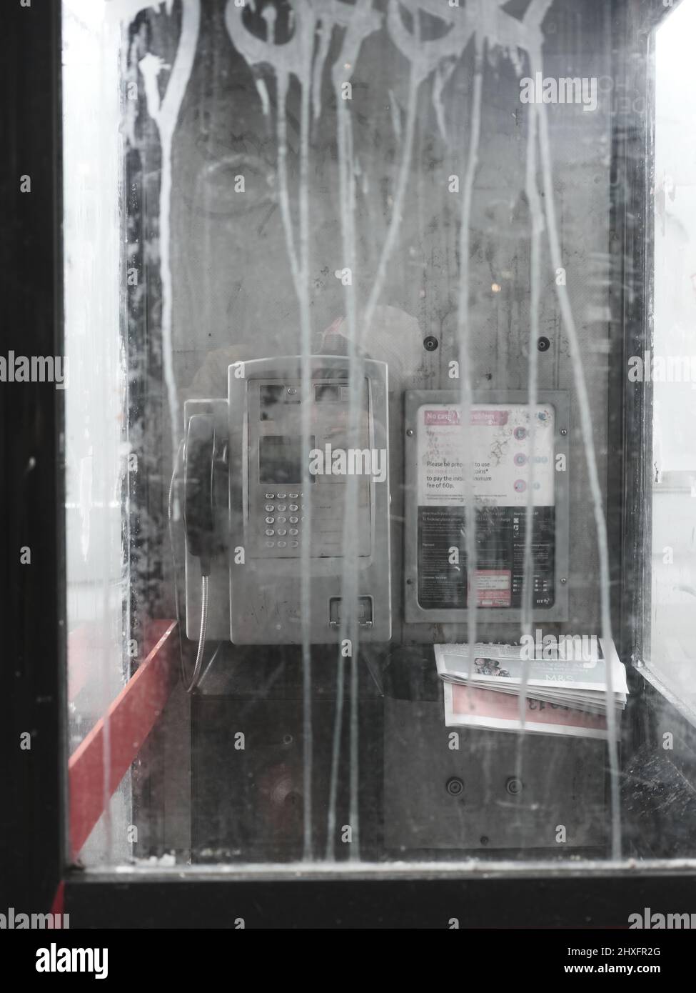 Old Phone Box Stock Photo - Alamy