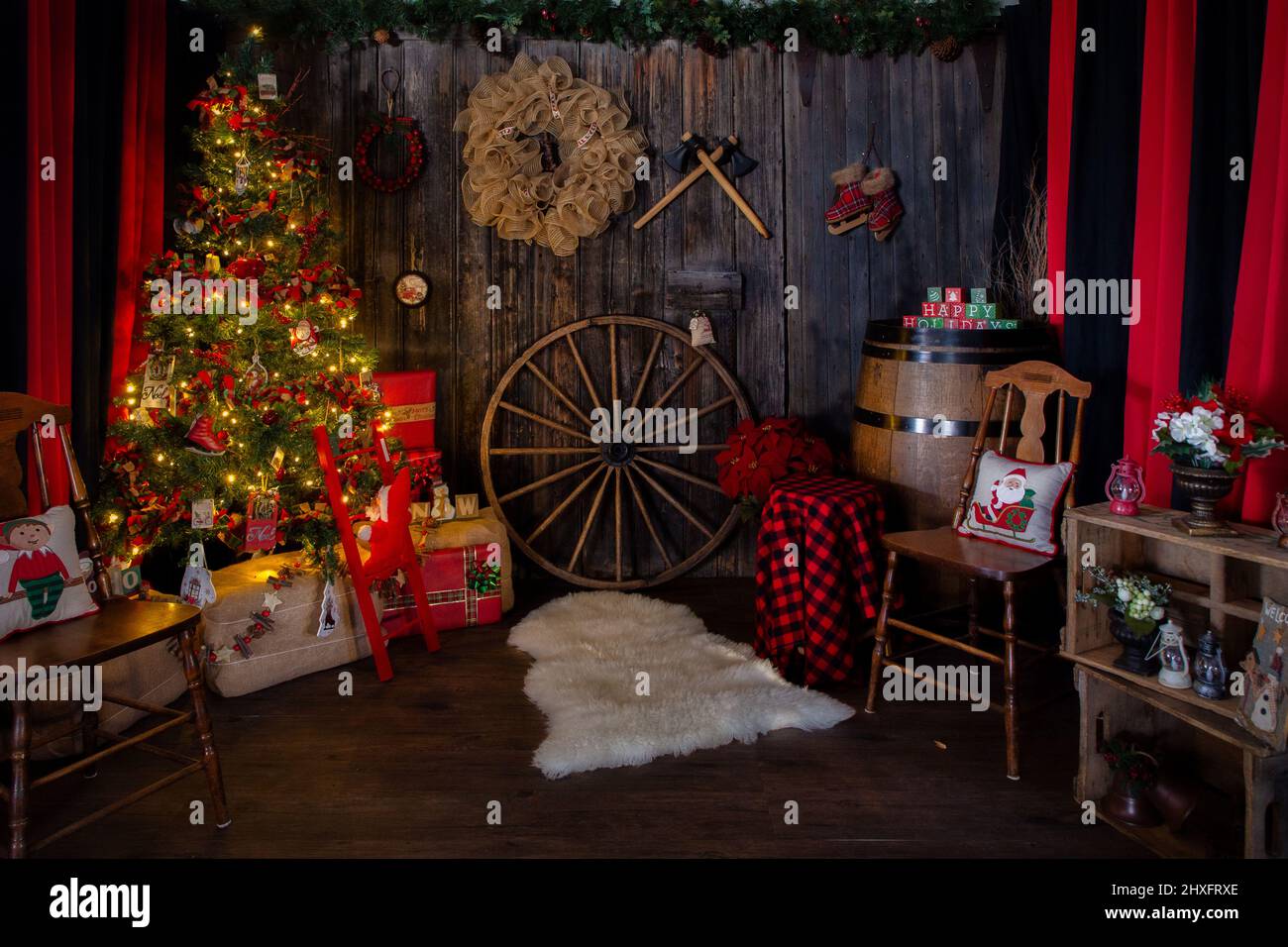 Chrisymas tree lights hi-res stock photography and images - Alamy