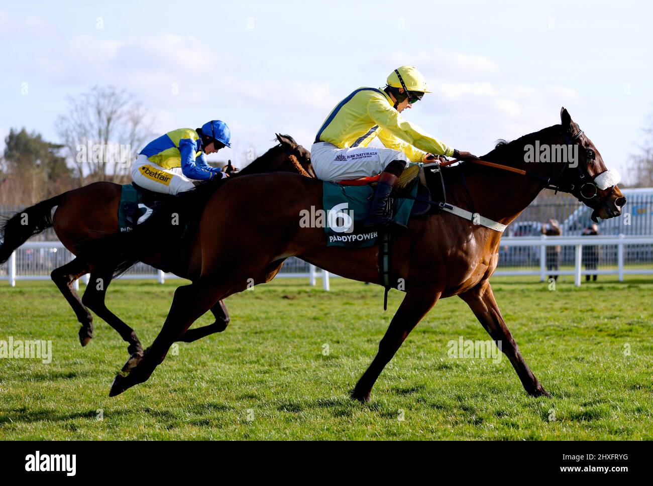 Killer Kane ridden by jockey Brendan Powell (right) on their way to ...