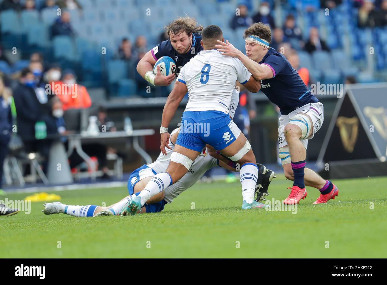 Olimpico stadium, Rome, Italy, March 12, 2022, Pierre Schoeman ...