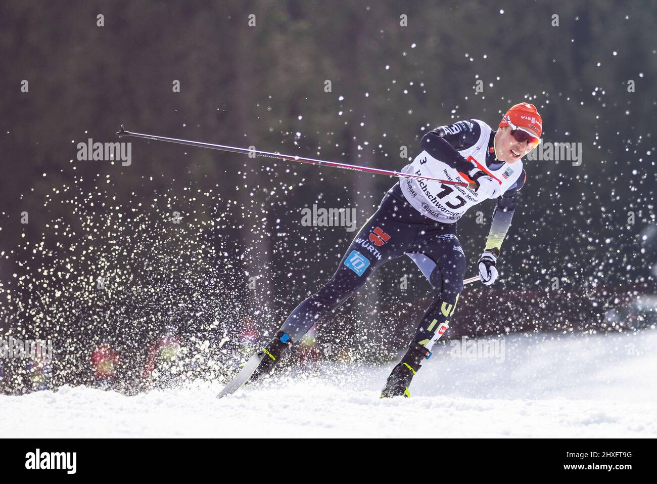 Schonach Im Schwarzwald, Germany. 12th Mar, 2022. Nordic skiing ...