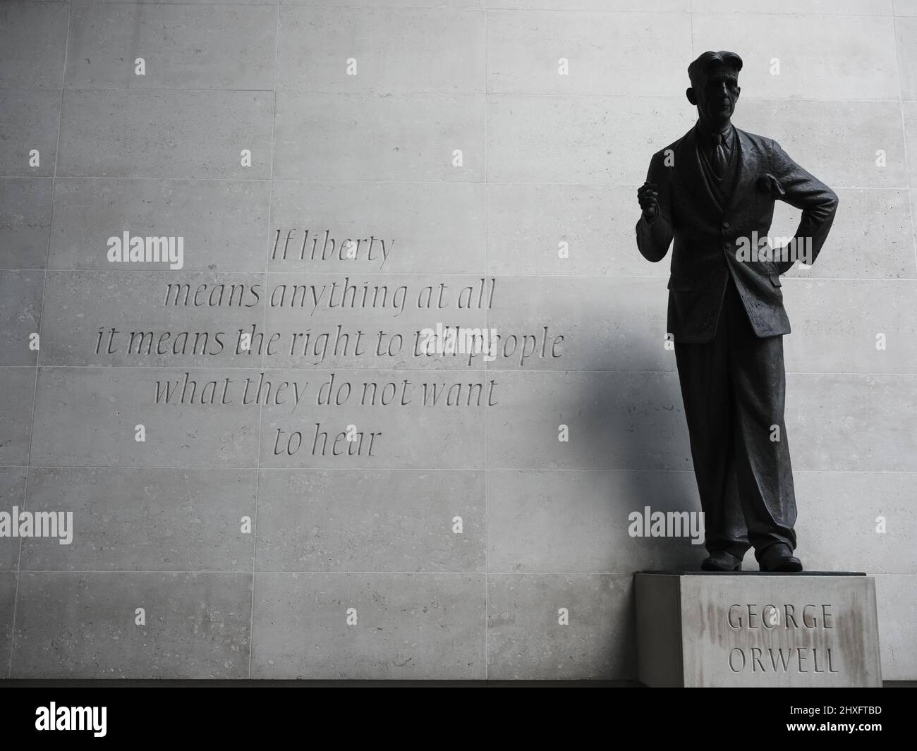 George Orwell Memorial Stock Photo - Alamy