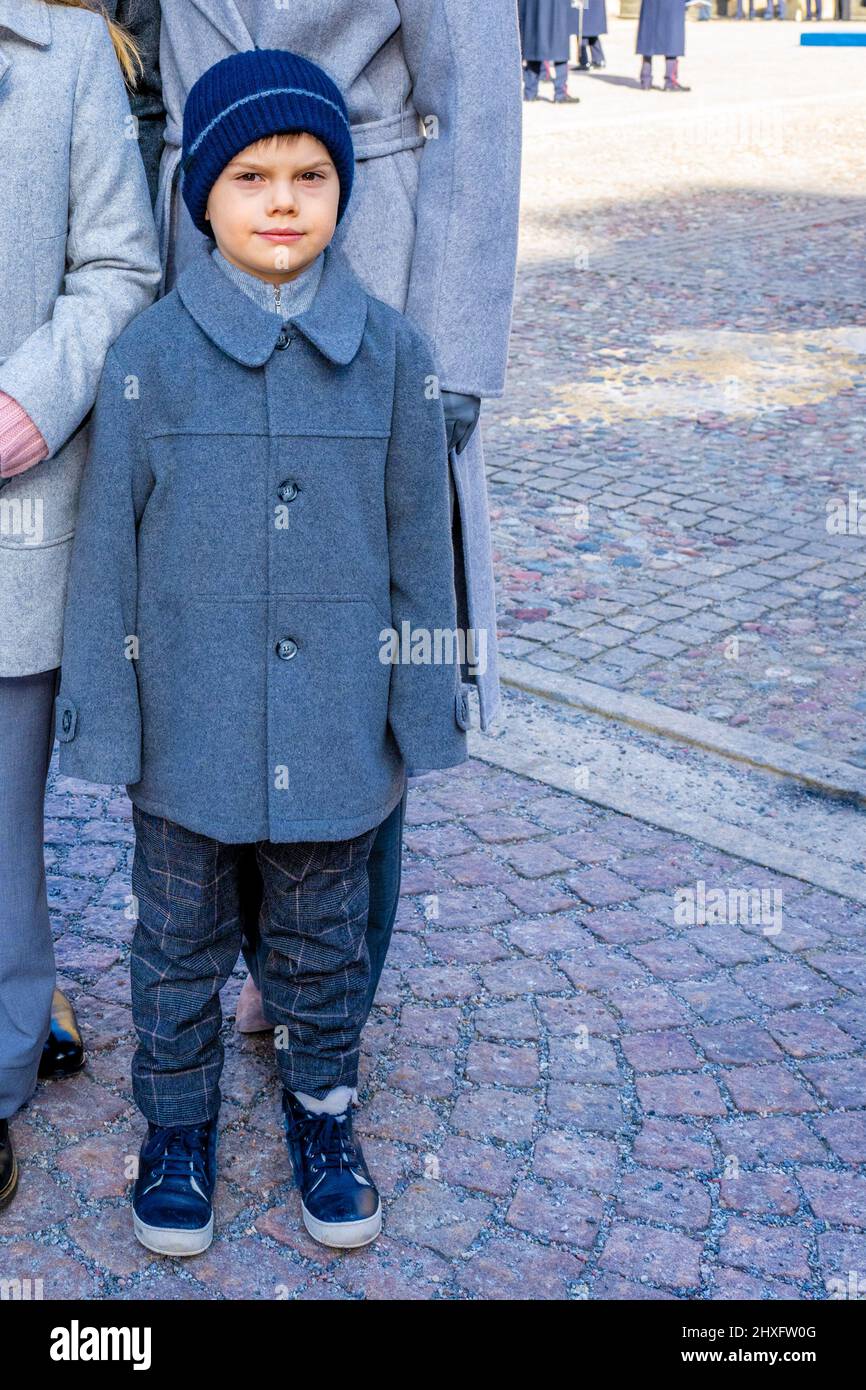Prince Oscar during the celebration of the Crown Princess' Nameday at ...