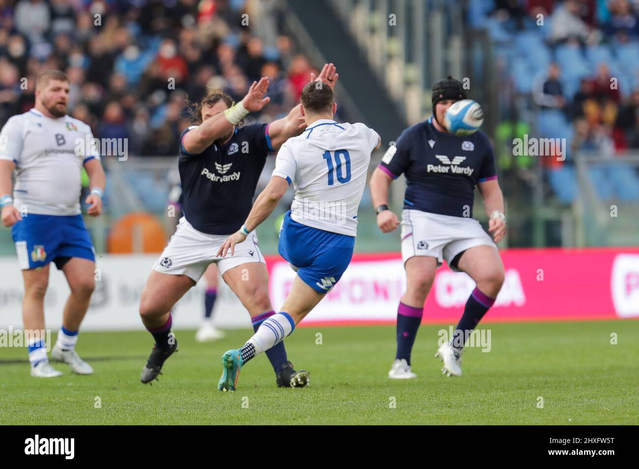 Paolo Garbisi (Italy) during the Rugby Six Nations match Italy vs ...