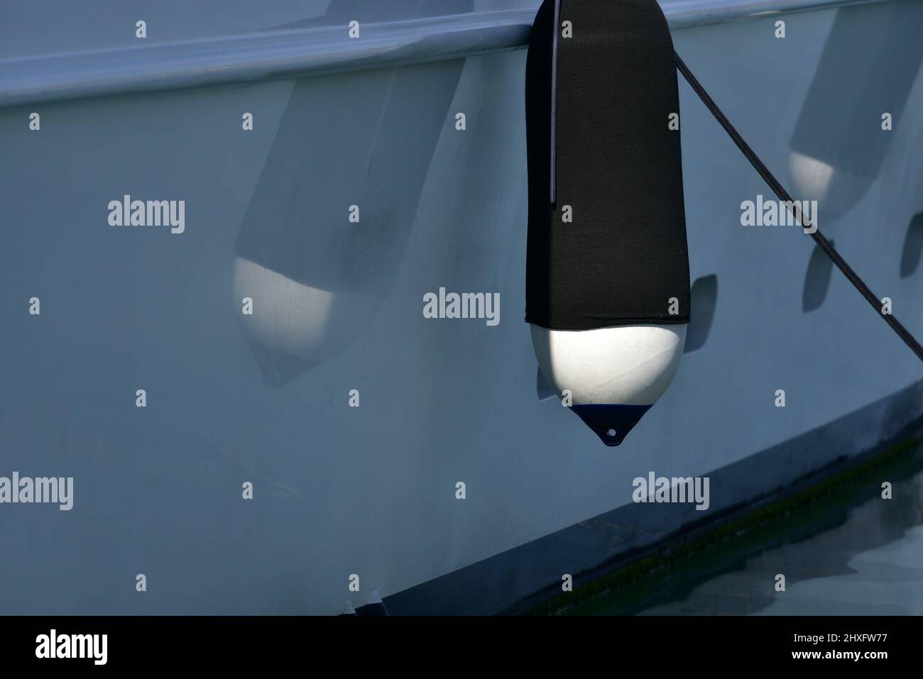 Traditional Greek sailing boat starboard with a heavy duty balloon ...
