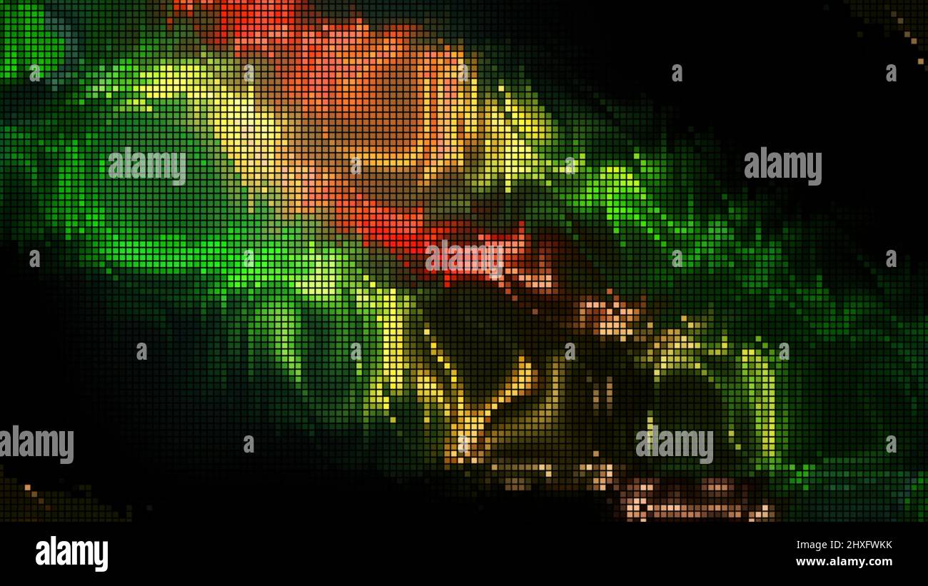 Colorful background with effect of rain-blurred glass. Motion. Blurry ...