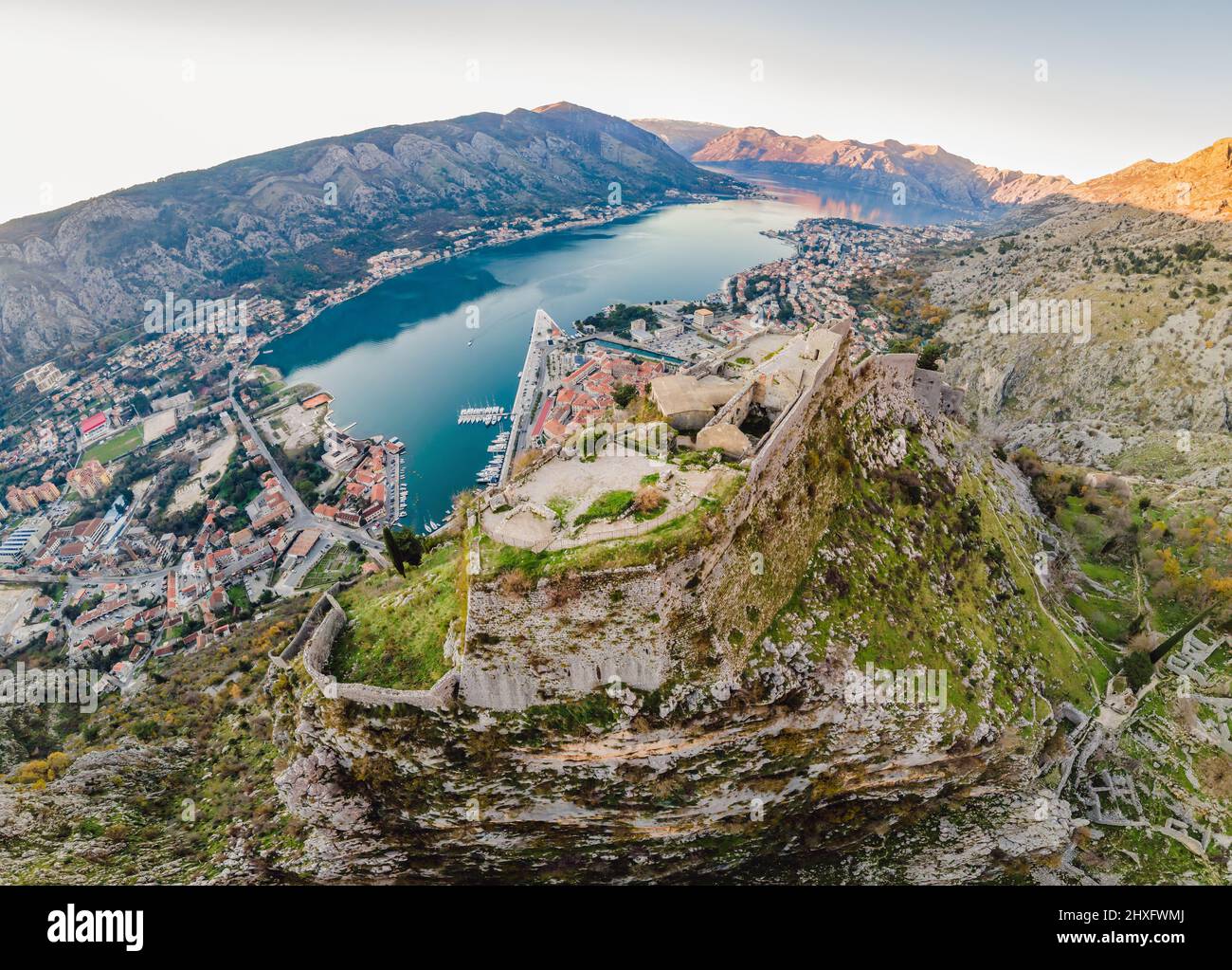 The old kotor fort trail hi-res stock photography and images - Alamy