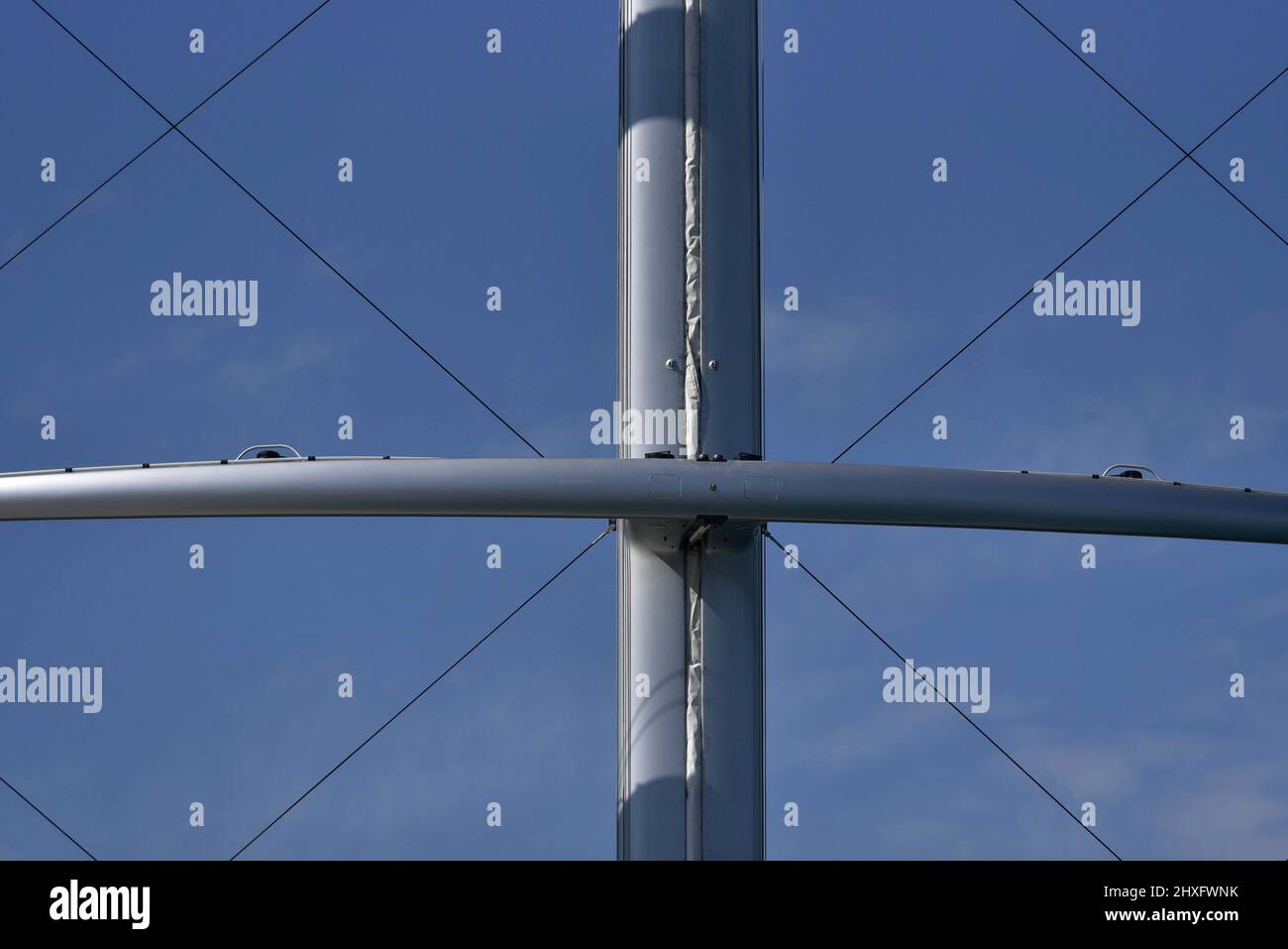 Closeup detailed view of a Maltese Falcon Dyna-Rig sleek and attractive ...