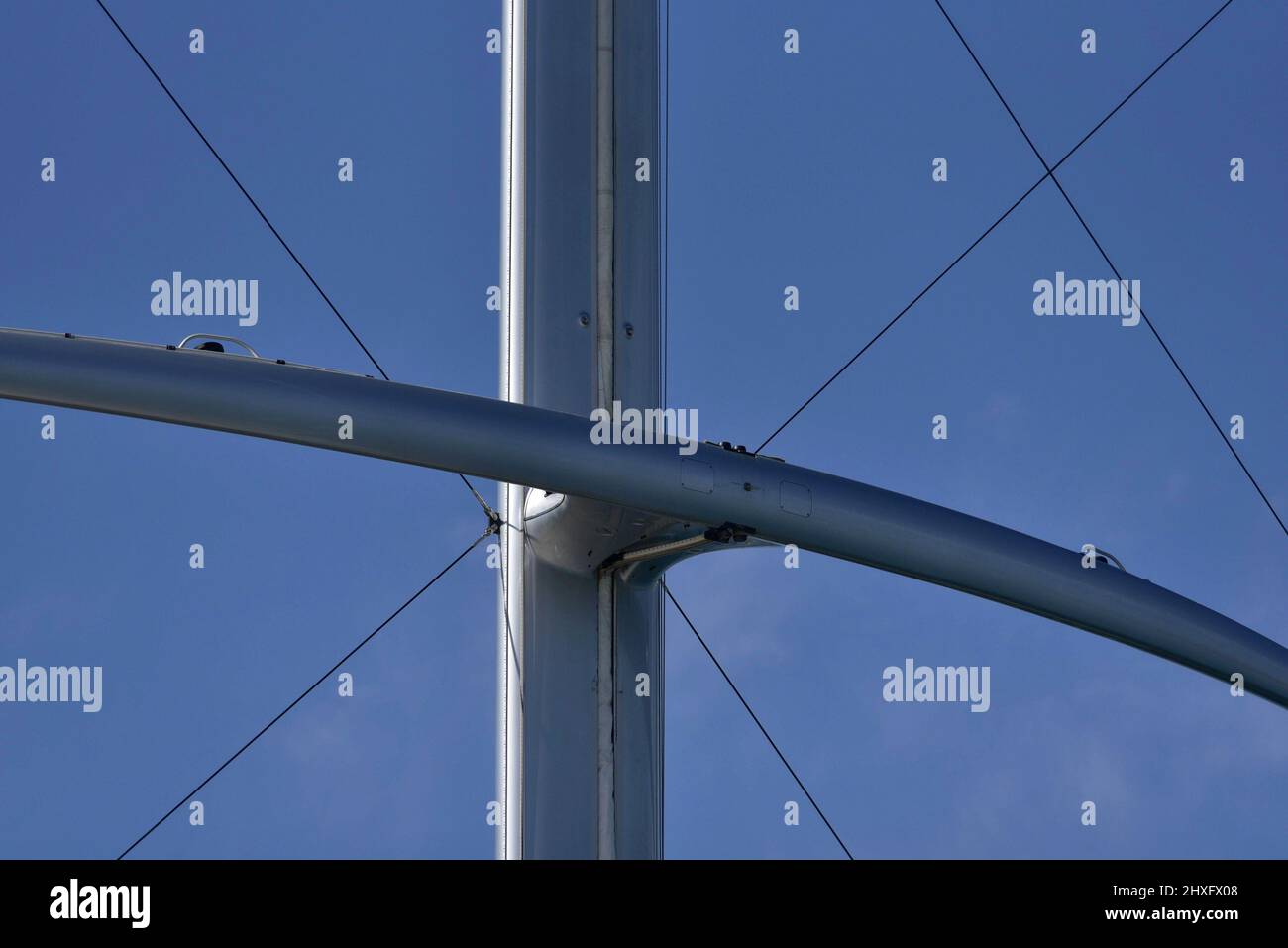 Closeup detailed view of a Maltese Falcon Dyna-Rig sleek and attractive ...