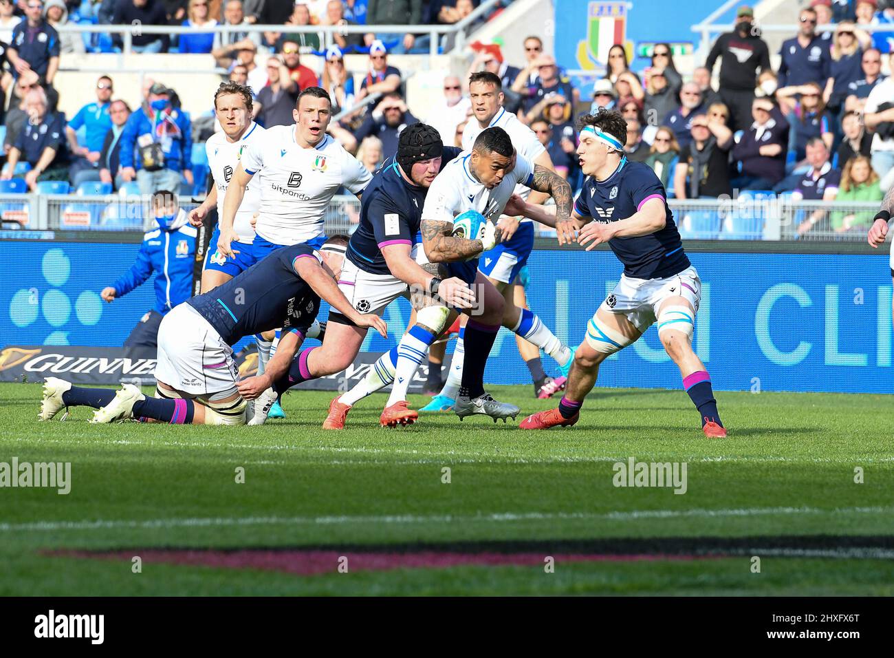 12th March 2022 ; Stadio Olimpico, Rome, Italy; 6 Nations international ...
