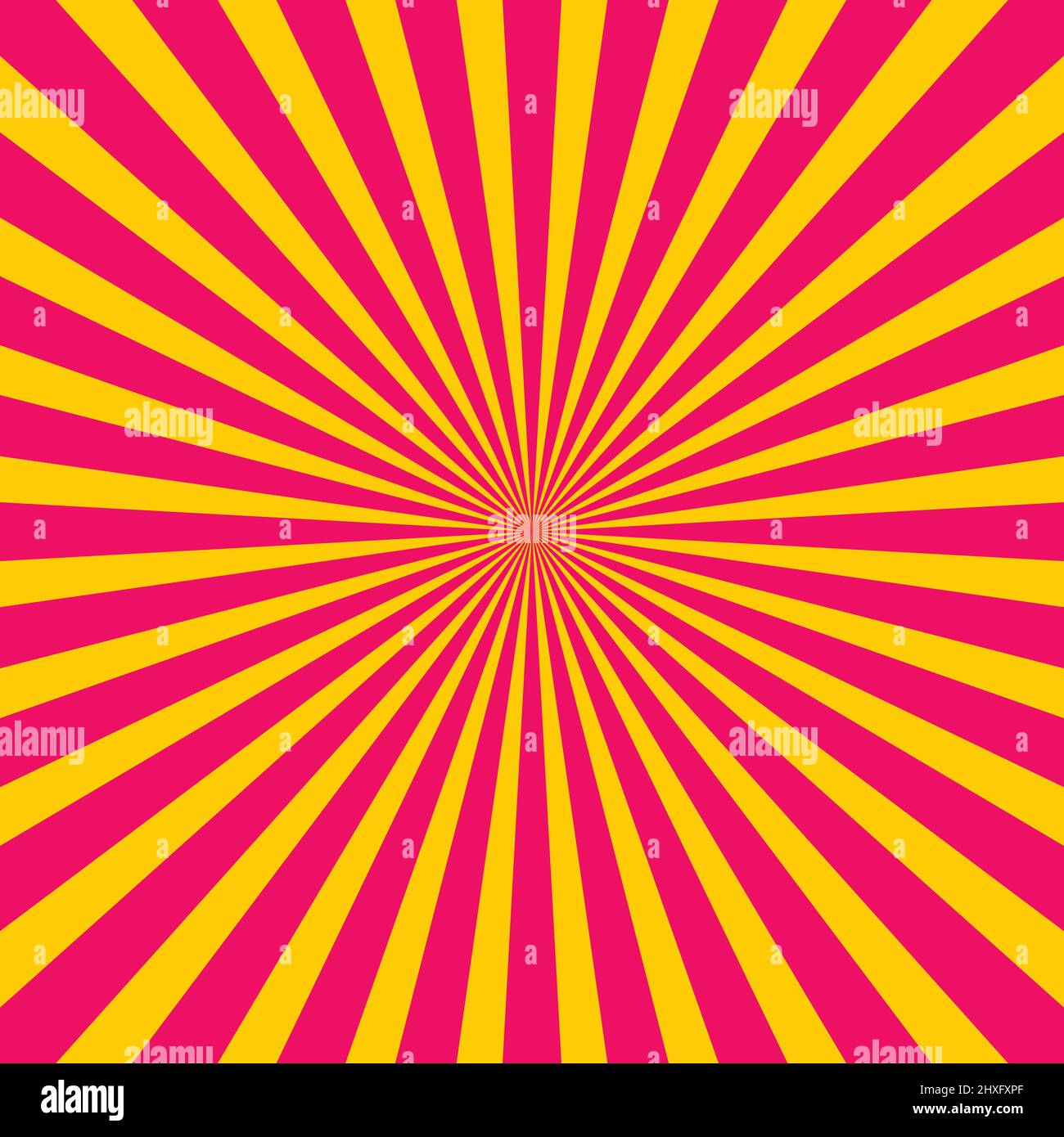 Abstract retro background with sun ray. Summer vector illustration for ...