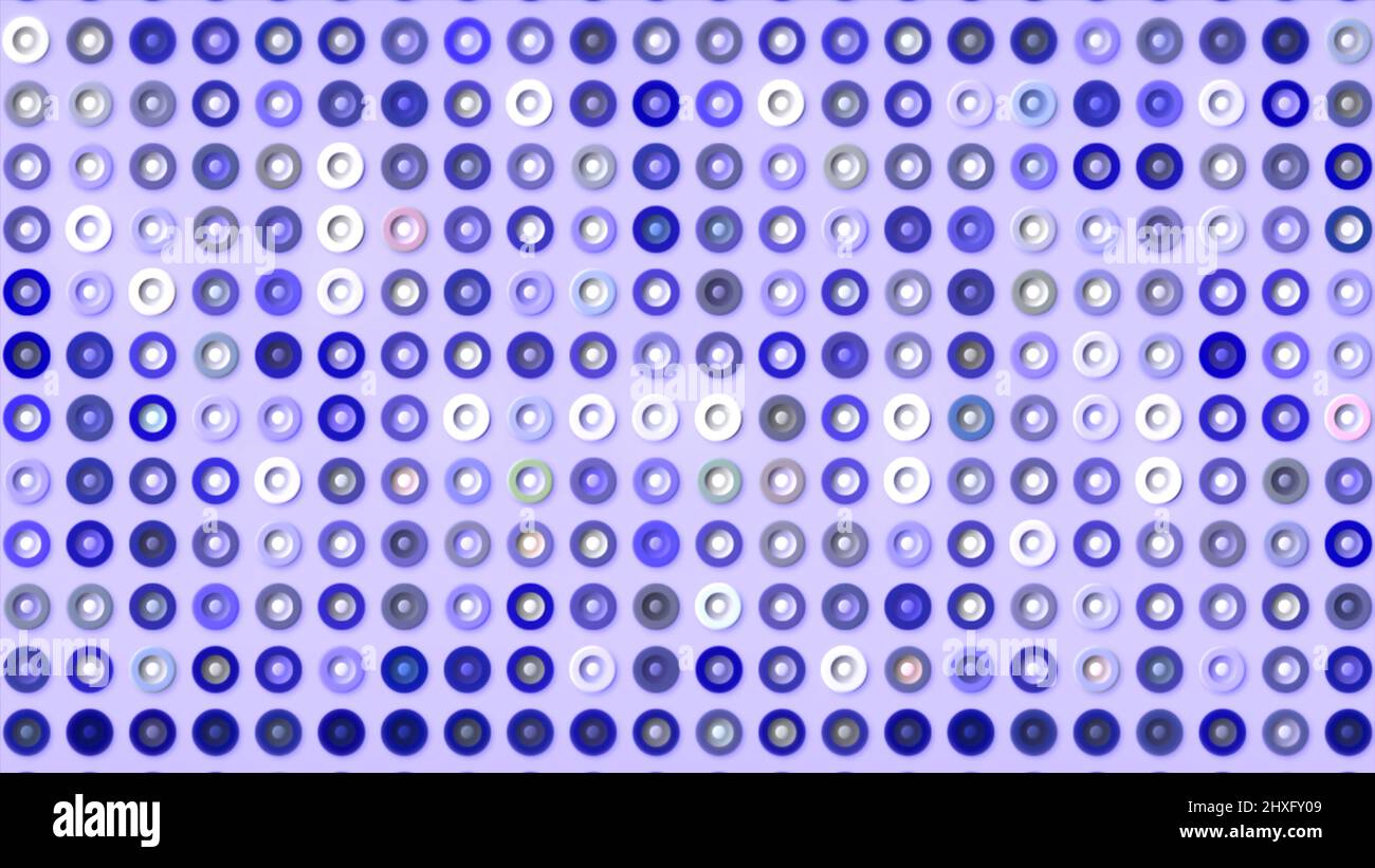 Bright dots flashing with different colors. Motion. Changing colors and ...