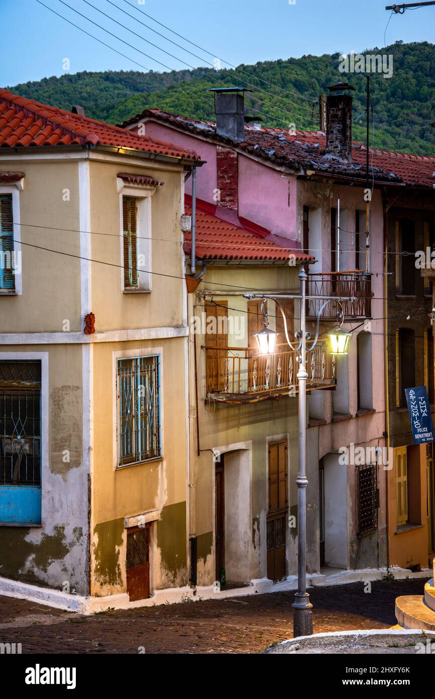 Agiasos traditional village hi-res stock photography and images - Alamy