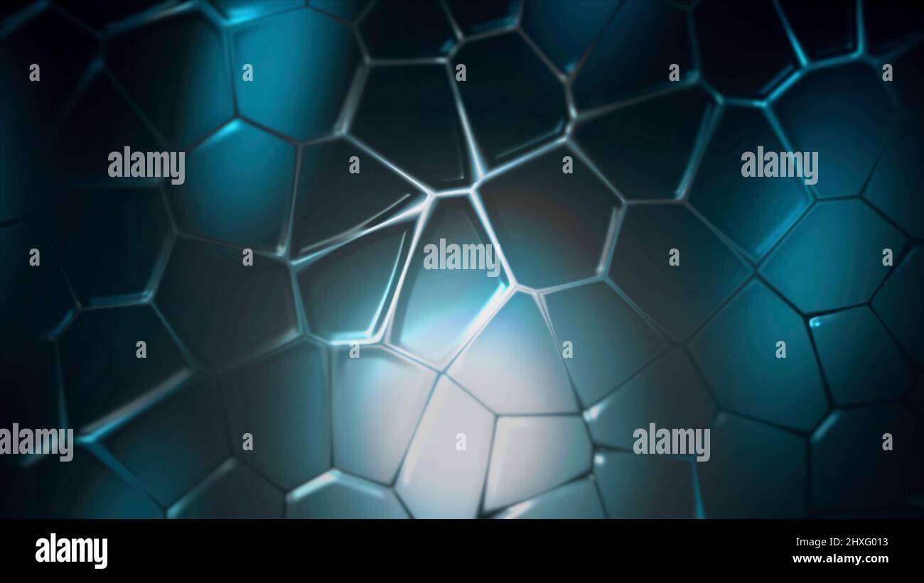 Colored mosaic background with changing polygons. Motion. Beautiful ...