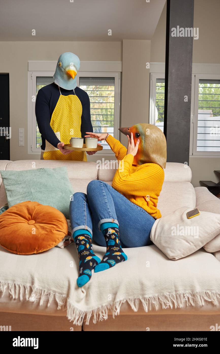 Funny bird costume hi-res stock photography and images - Alamy