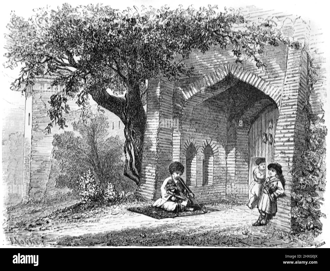 Lezgian architecture Black and White Stock Photos & Images - Alamy