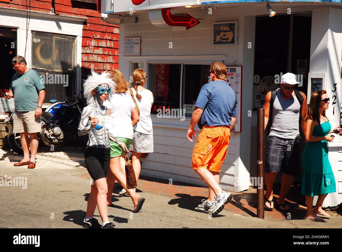 Commercial street carnival provincetown hi-res stock photography and ...