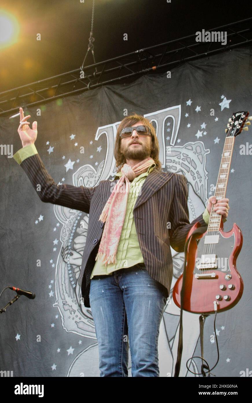 Nic Cester - Jet, V2005, Hylands Park, Chelmsford, Essex, Britain - 20 ...