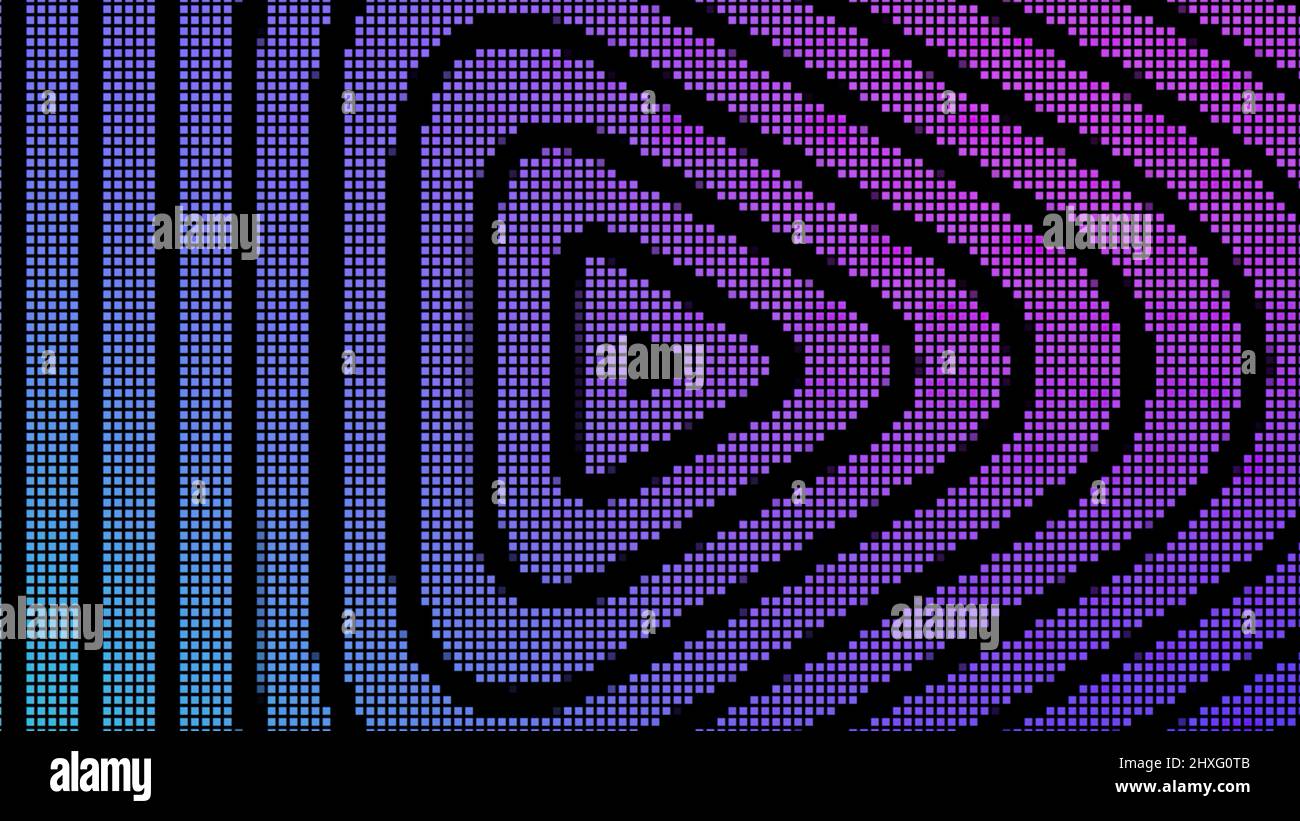 Geometric background with widening triangles in endless motion. Motion ...