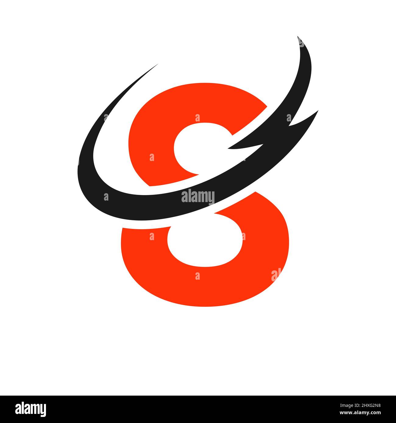 Letter 8 Logo Design Vector Template. 8 Logotype Minimal Monochrome ...