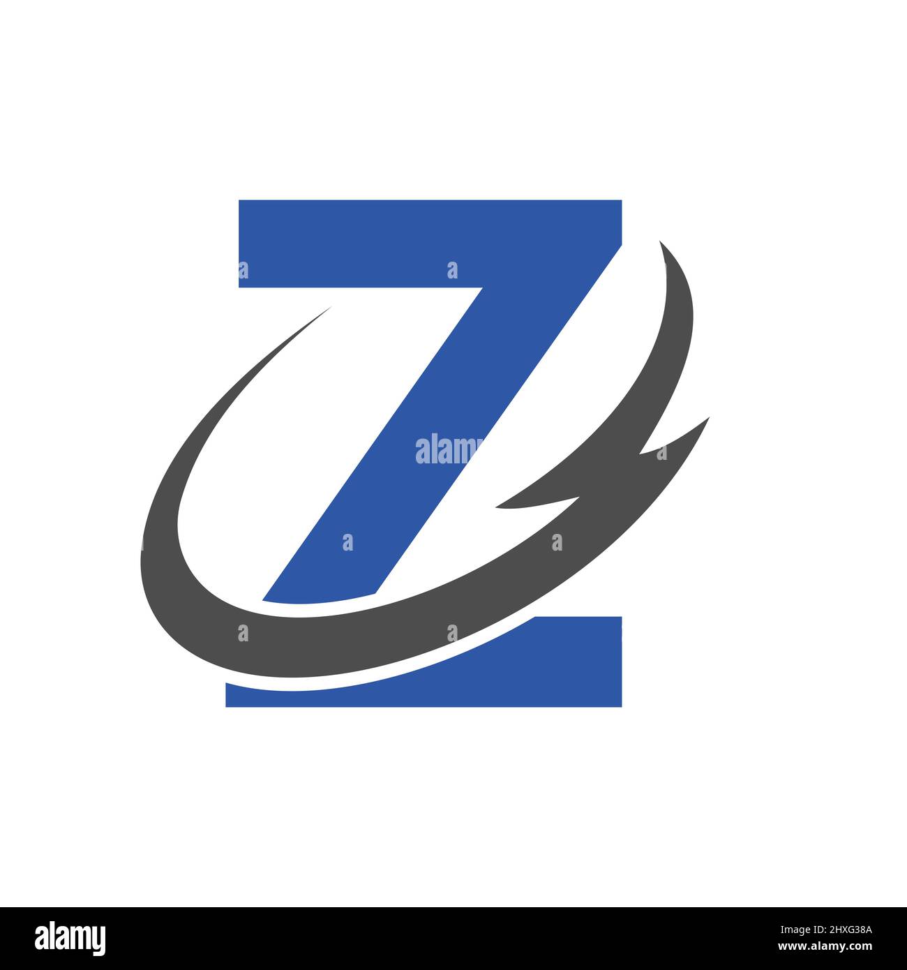 Letter Z Logo Design Vector Template. Z Logotype Minimal Monochrome ...