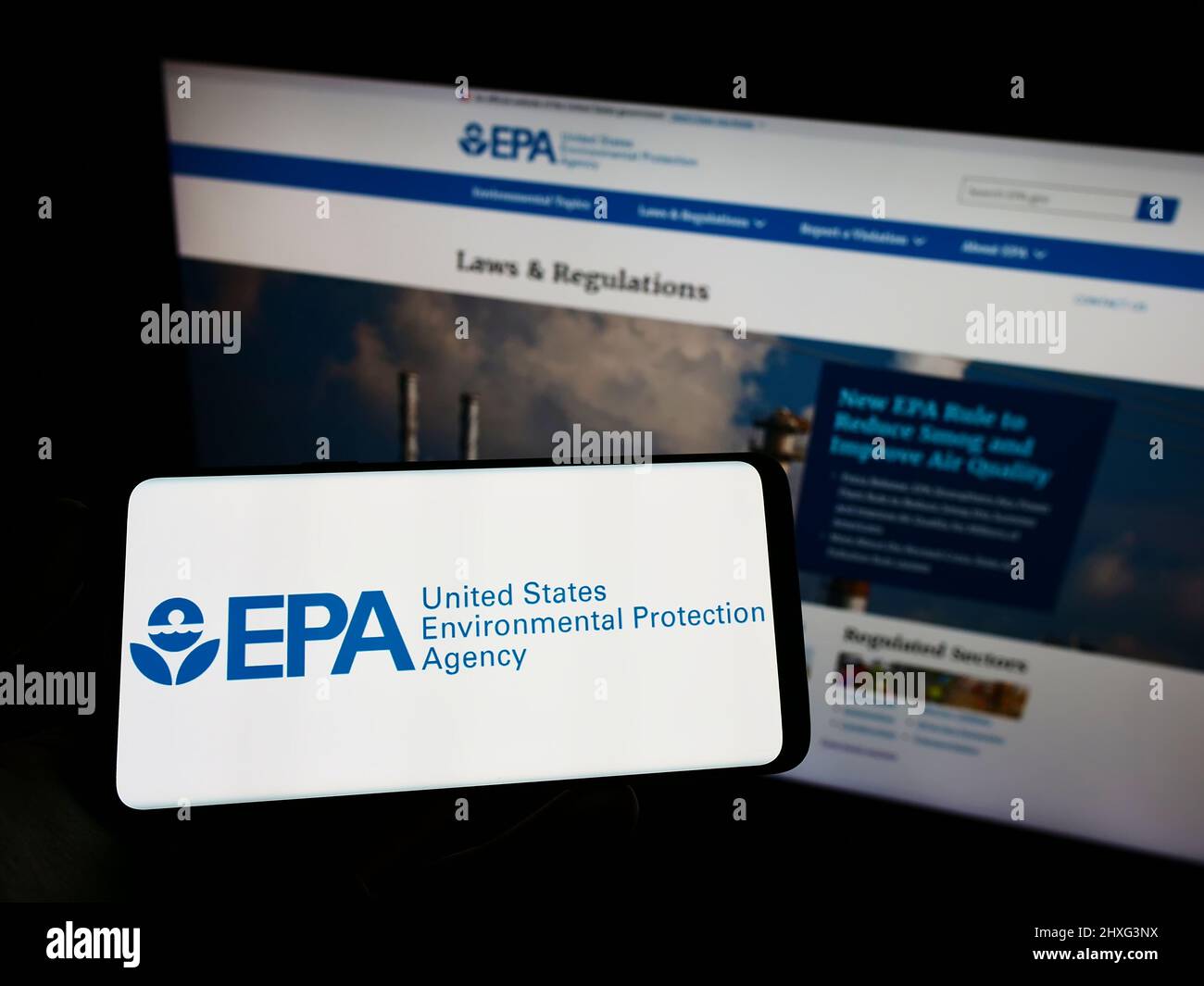 Environmental protection agency logo hi-res stock photography and ...