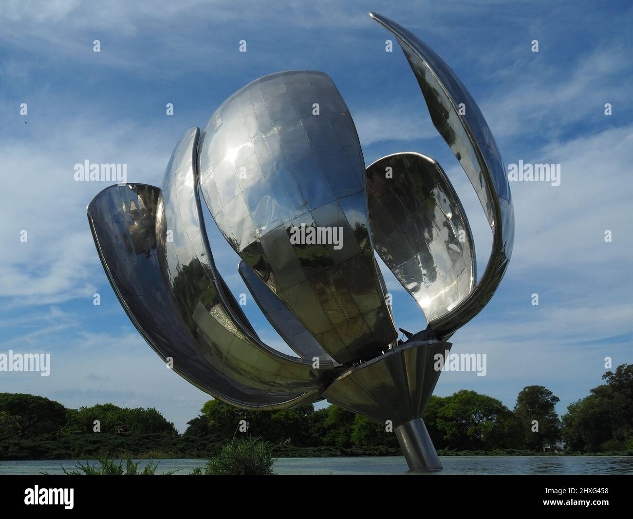 Metal Floral Sculpture Stock Photo - Alamy