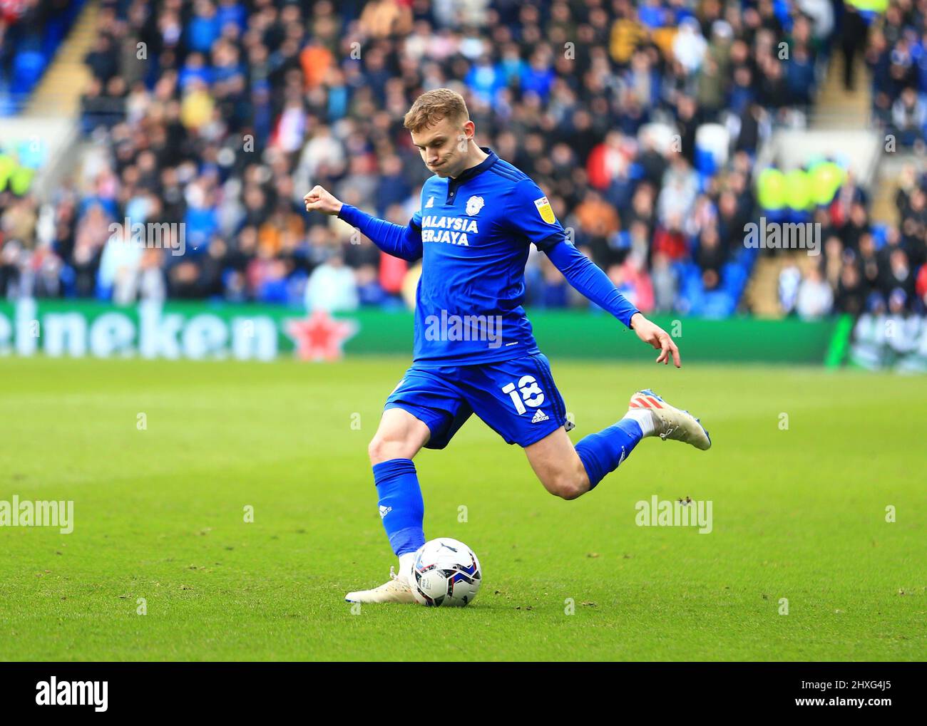 12th March 2022 ; Cardiff City Stadium, Cardiff, Wales; Championship ...