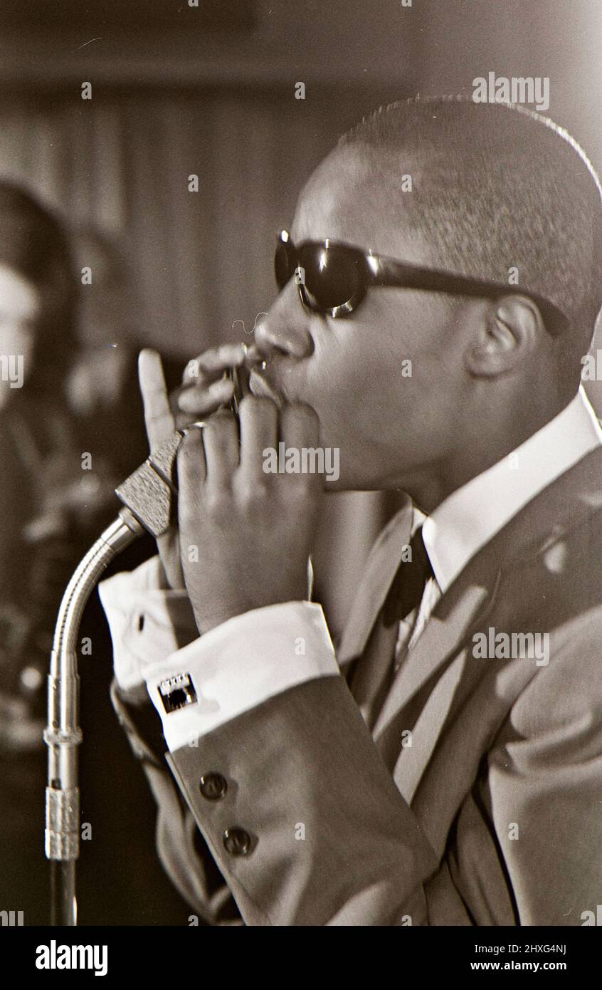 STEVIE WONDER American musician and singer on Ready,Steady,Go ! in Marc ...