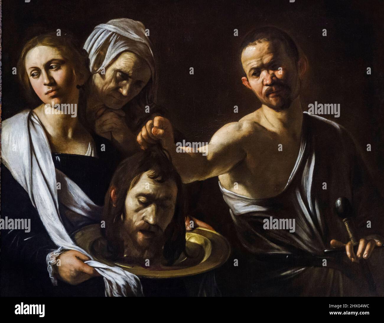 Salome receives the head of John the Baptist, Michelangelo Merisi da ...