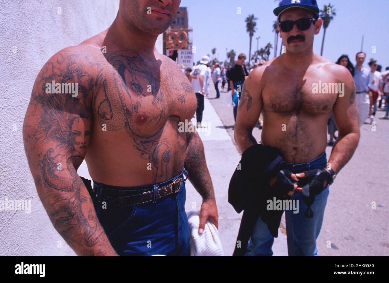 The 80's in Los Angeles, California on the boardwalk in Venice Beach ...