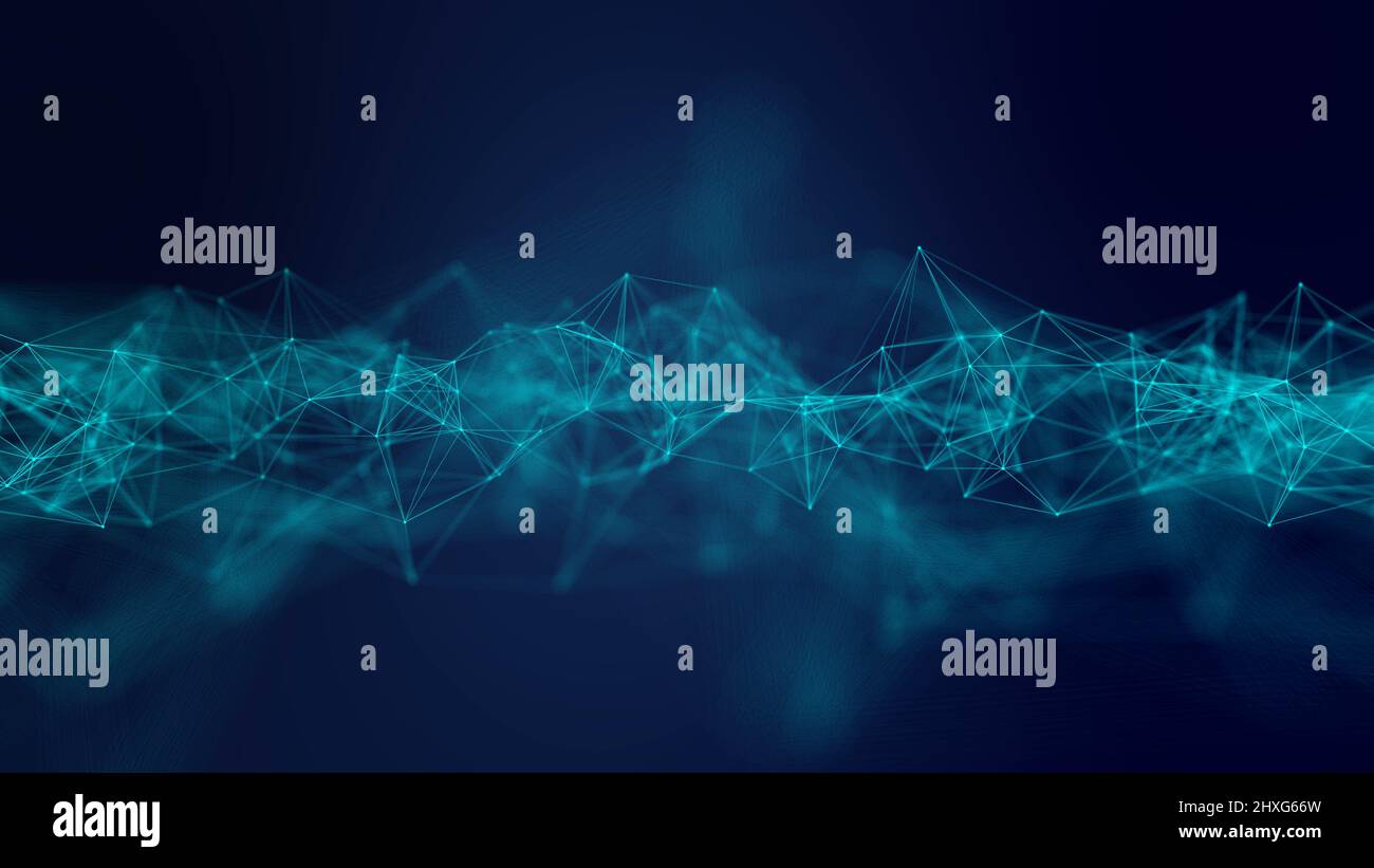 Abstract Network Background Seamless Loop 4k Global Business Network