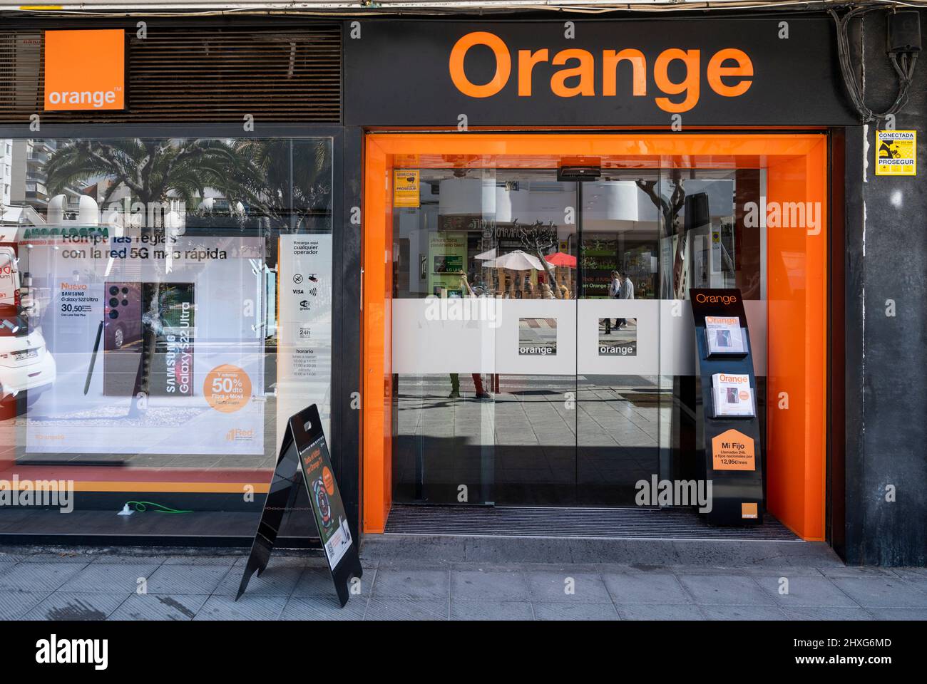 Logo orange telecommunications company logo sign hi-res stock ...